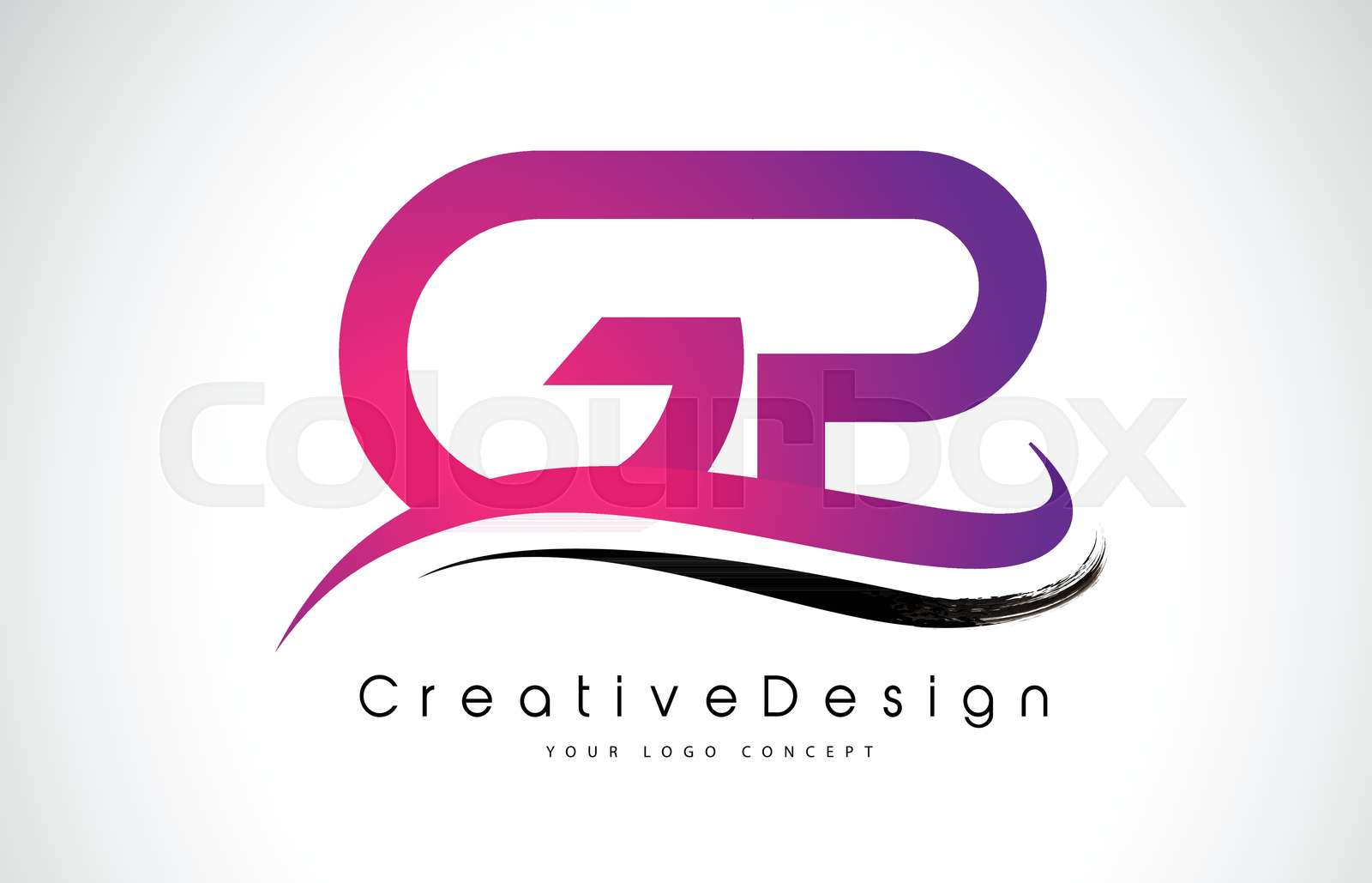 GP G P Letter Logo Design. Creative Icon Modern Letters Vector Logo ...
