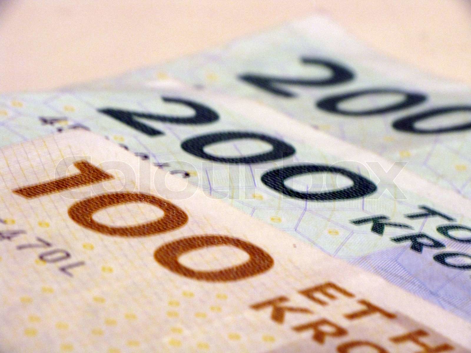 Danish banknotes . | Stock image | Colourbox