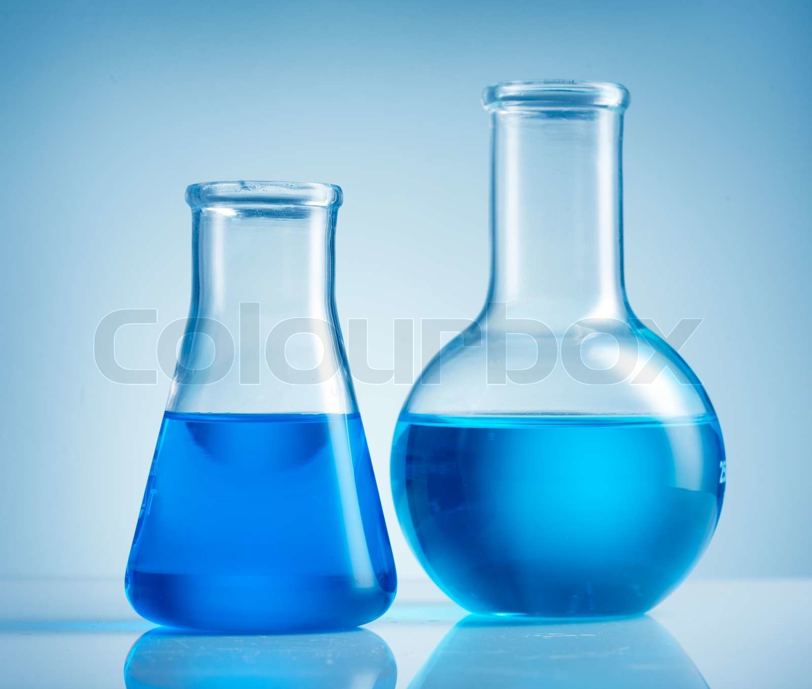 Laboratory glassware | Stock image | Colourbox
