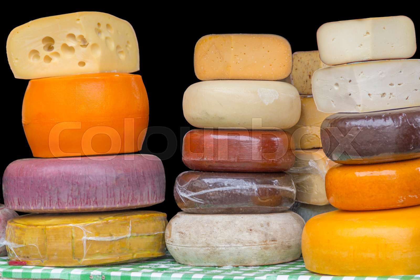 variety of cheeses | Stock image | Colourbox
