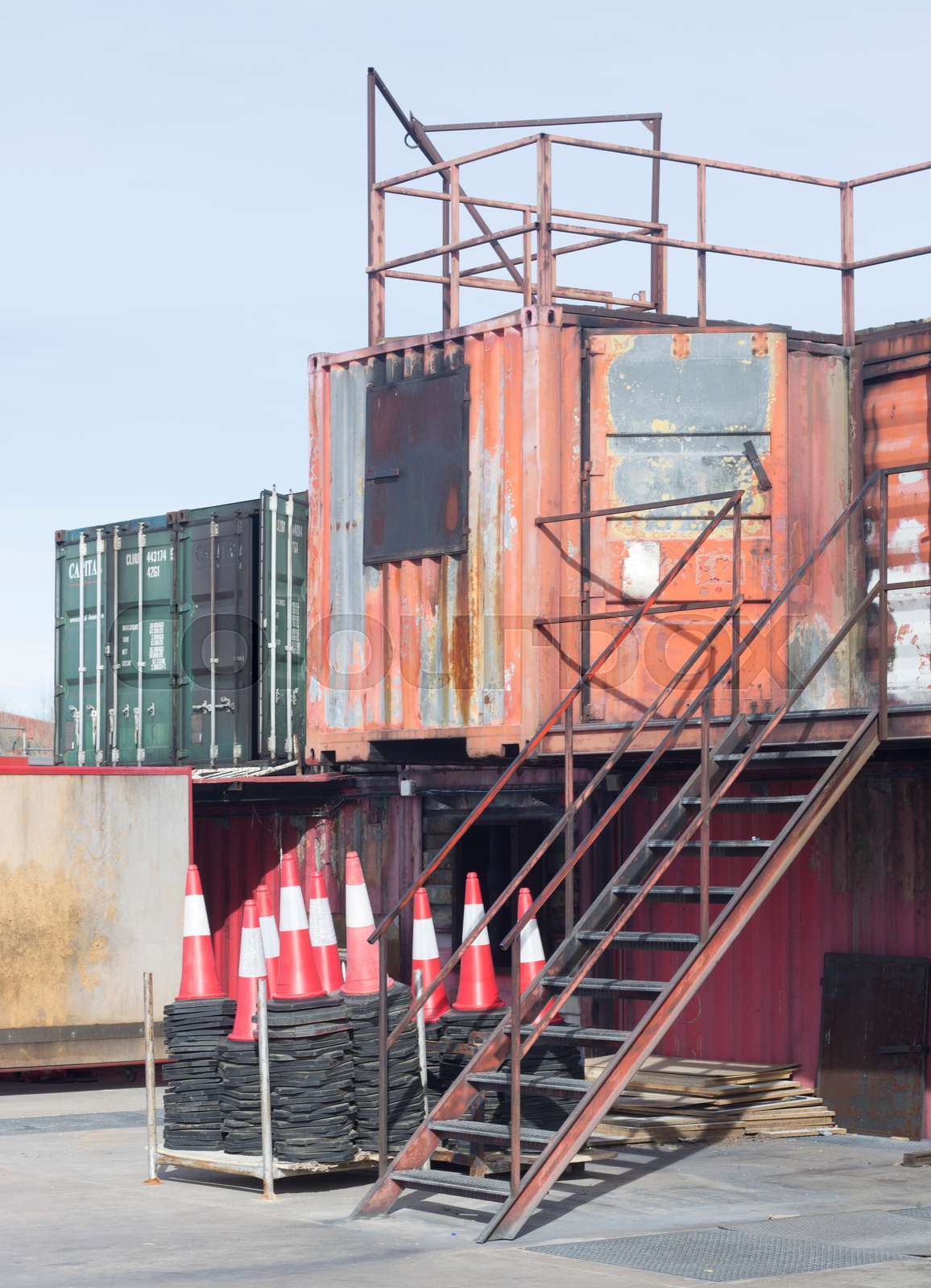 Fire station training equipment | Stock image | Colourbox