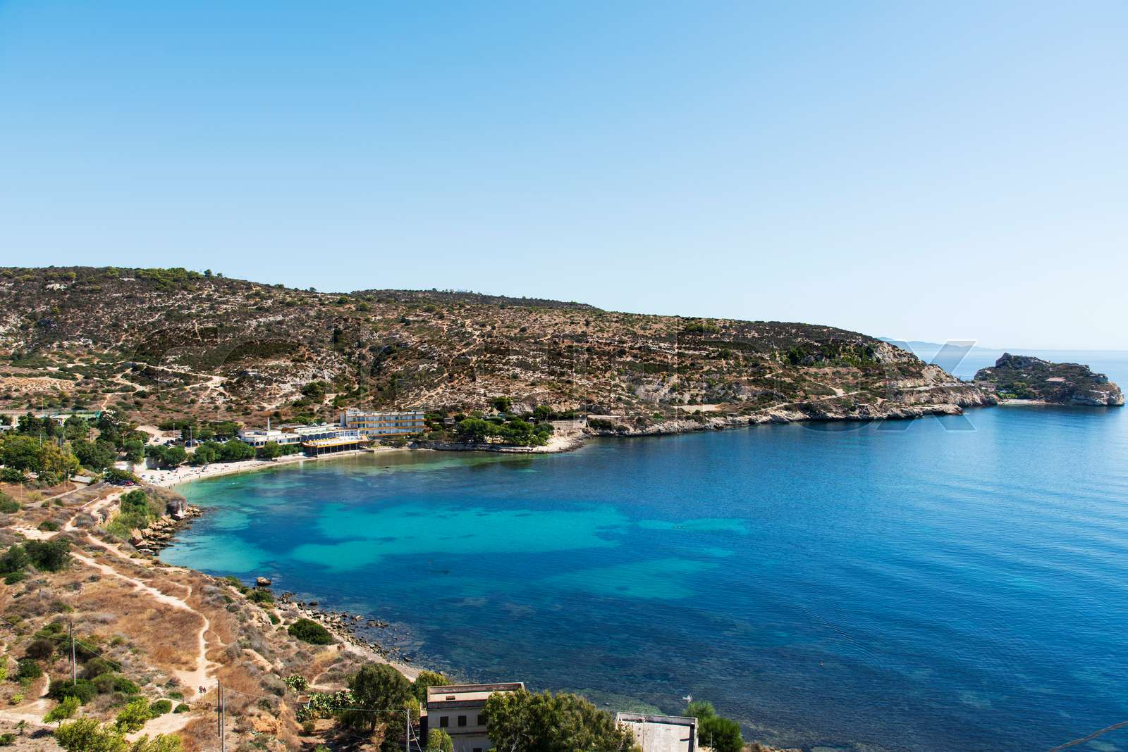Spiaggia di Calamosca beach in Sardinia, Italy | Stock image | Colourbox