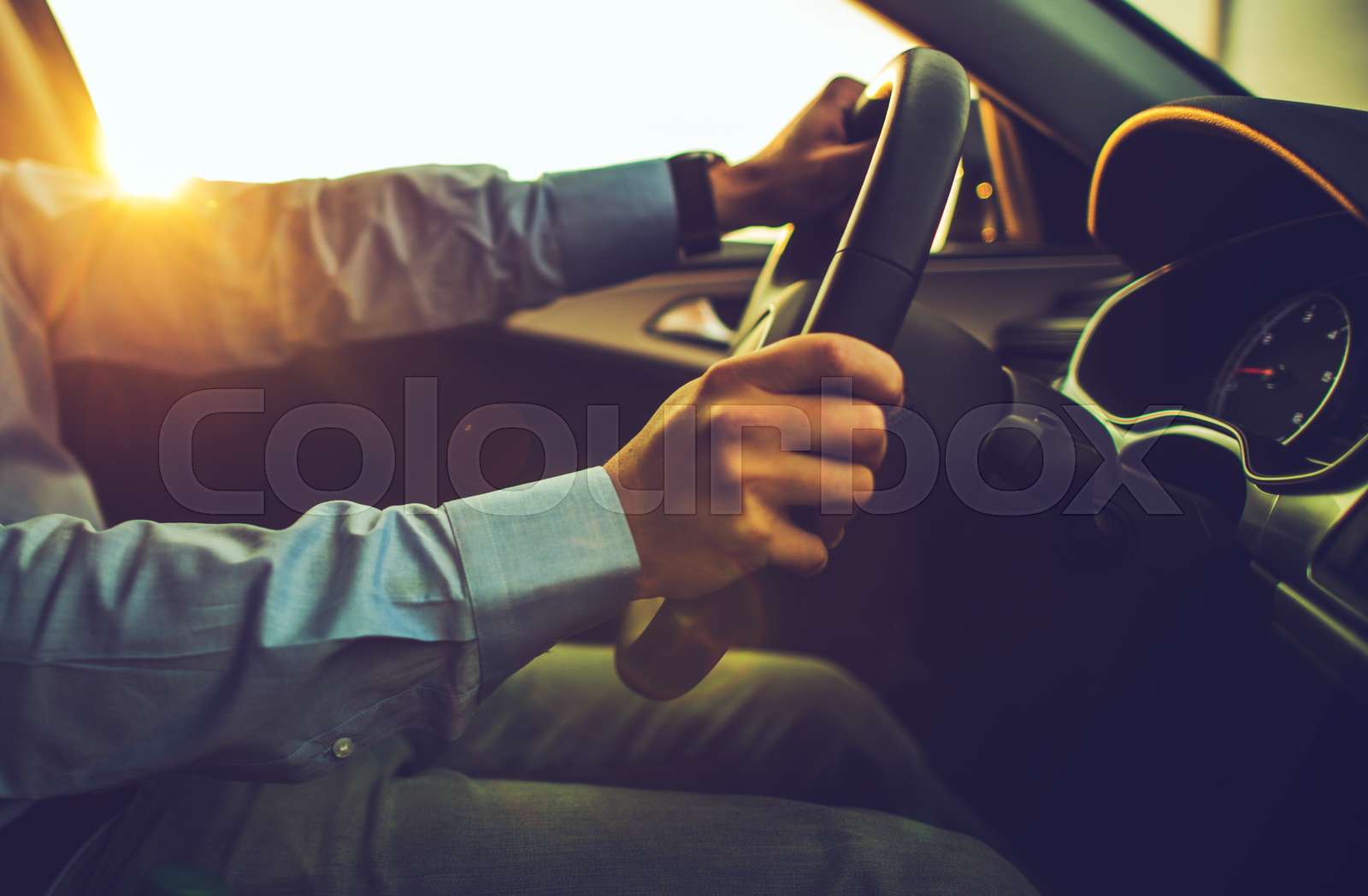 Modern Car Driver | Stock image | Colourbox