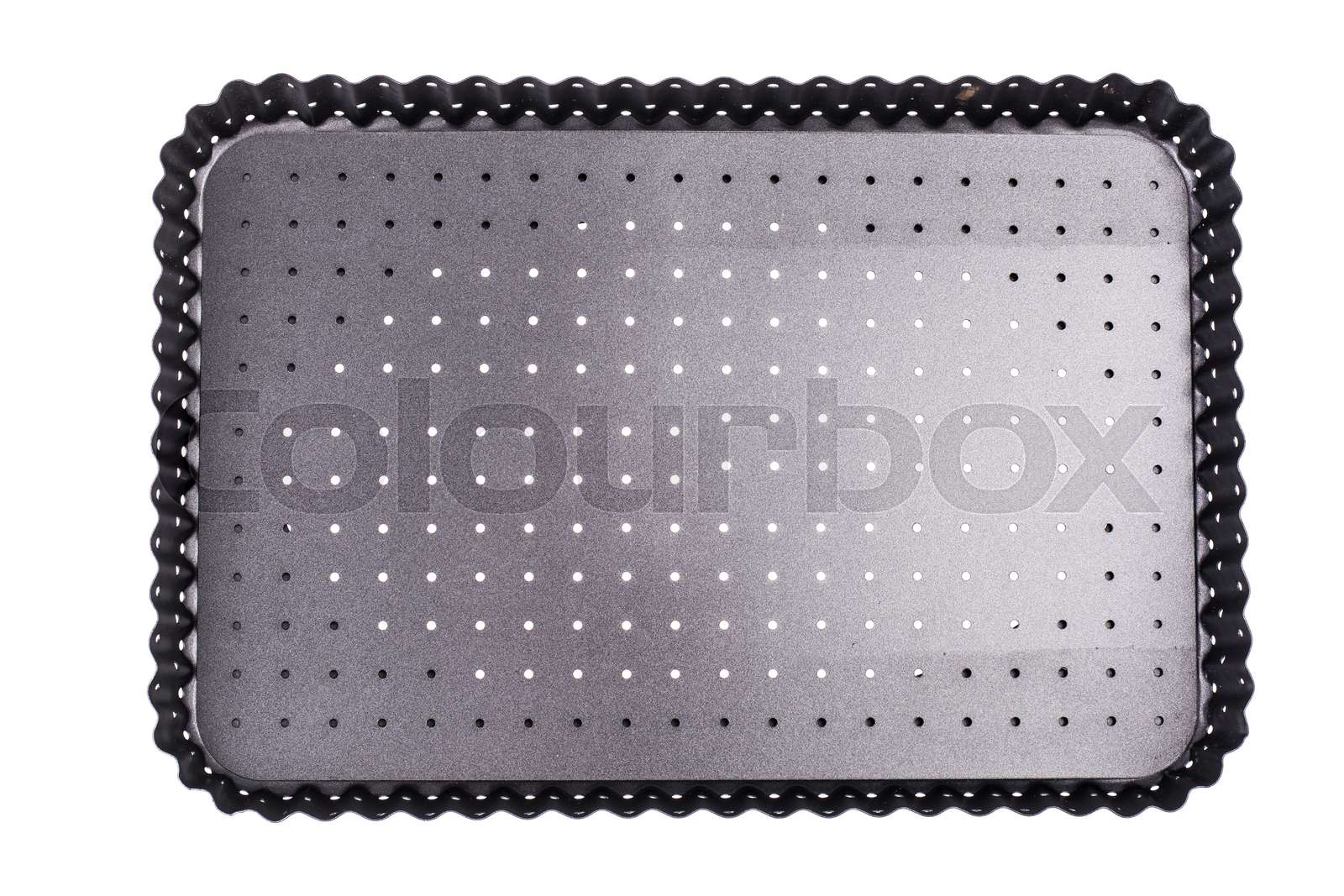 Metal perforated forms for baking | Stock image | Colourbox