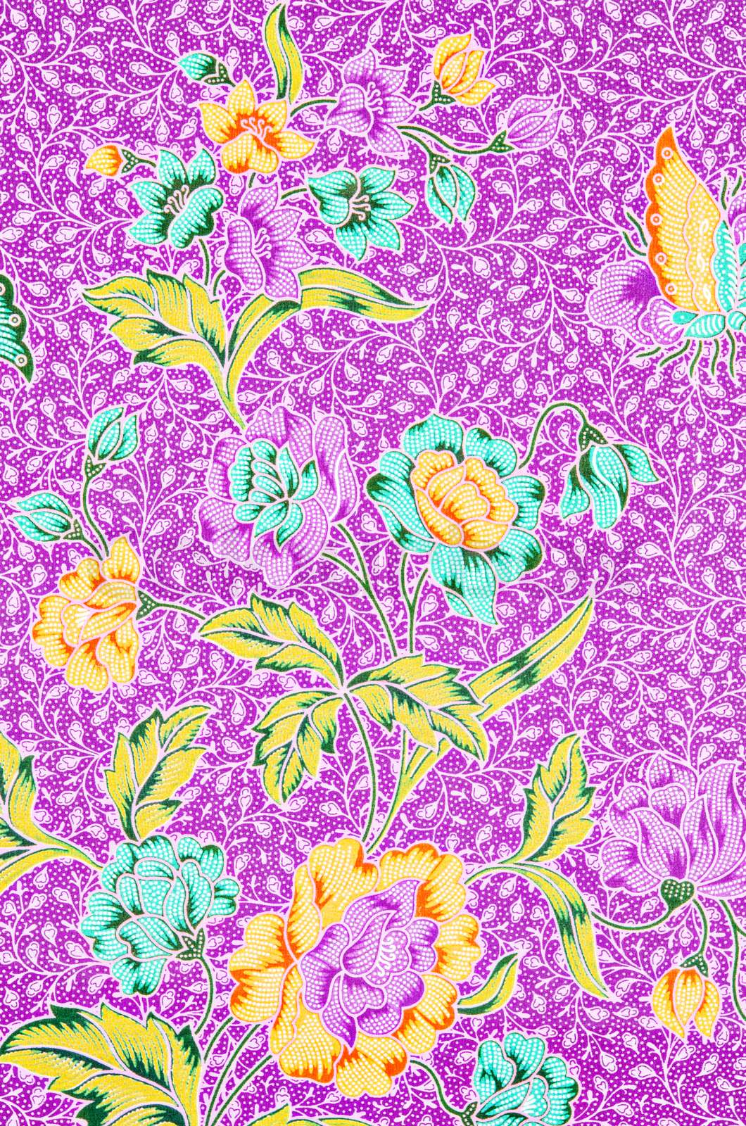 Flora pattern for traditional clothes. | Stock image | Colourbox