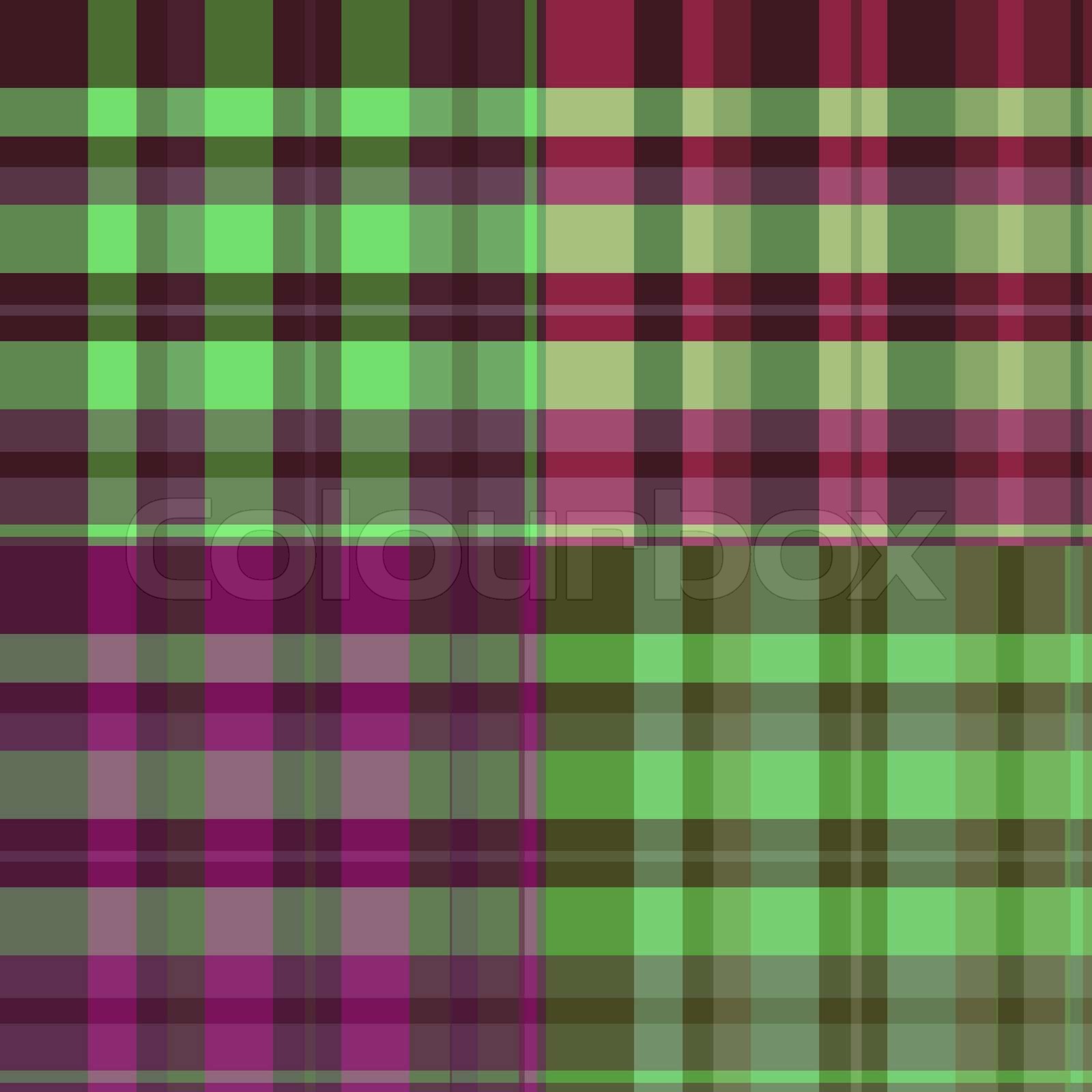 Seamless scotland pattern in green and pink colors | Stock vector ...