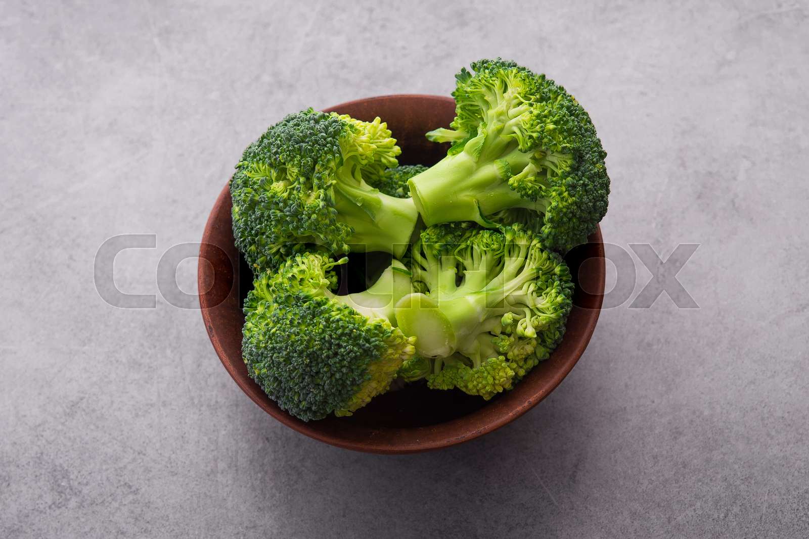 Fresh raw green broccoli | Stock image | Colourbox