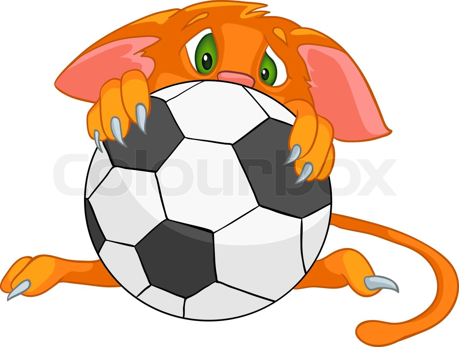 Cartoon Character Cat Isolated on White Background | Stock vector ...