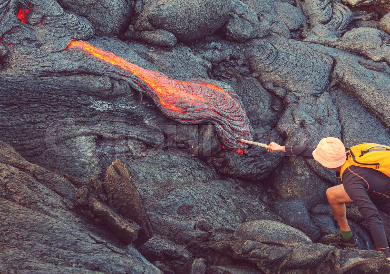 Active volcano | Stock image | Colourbox