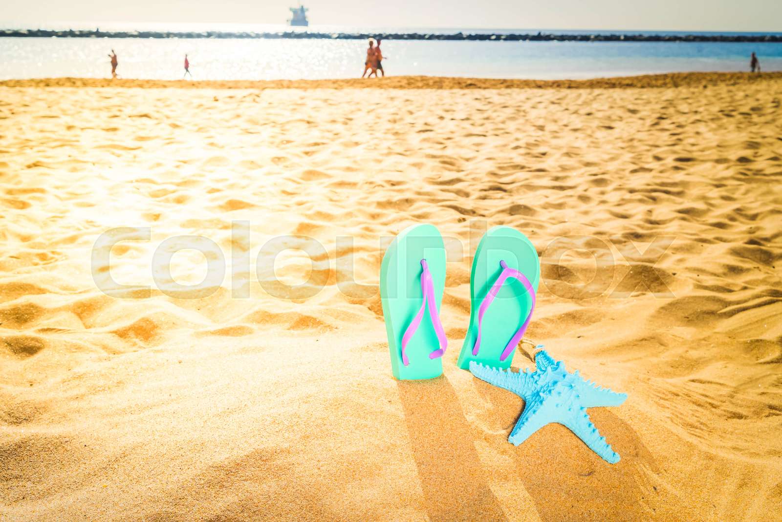 Summer beach fun | Stock image | Colourbox