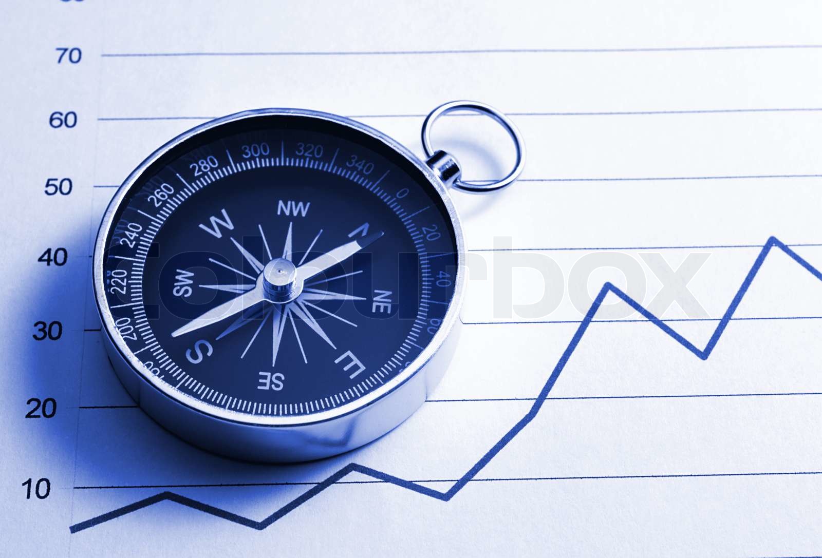 compass on the table and graph on a sheet of paper | Stock image ...