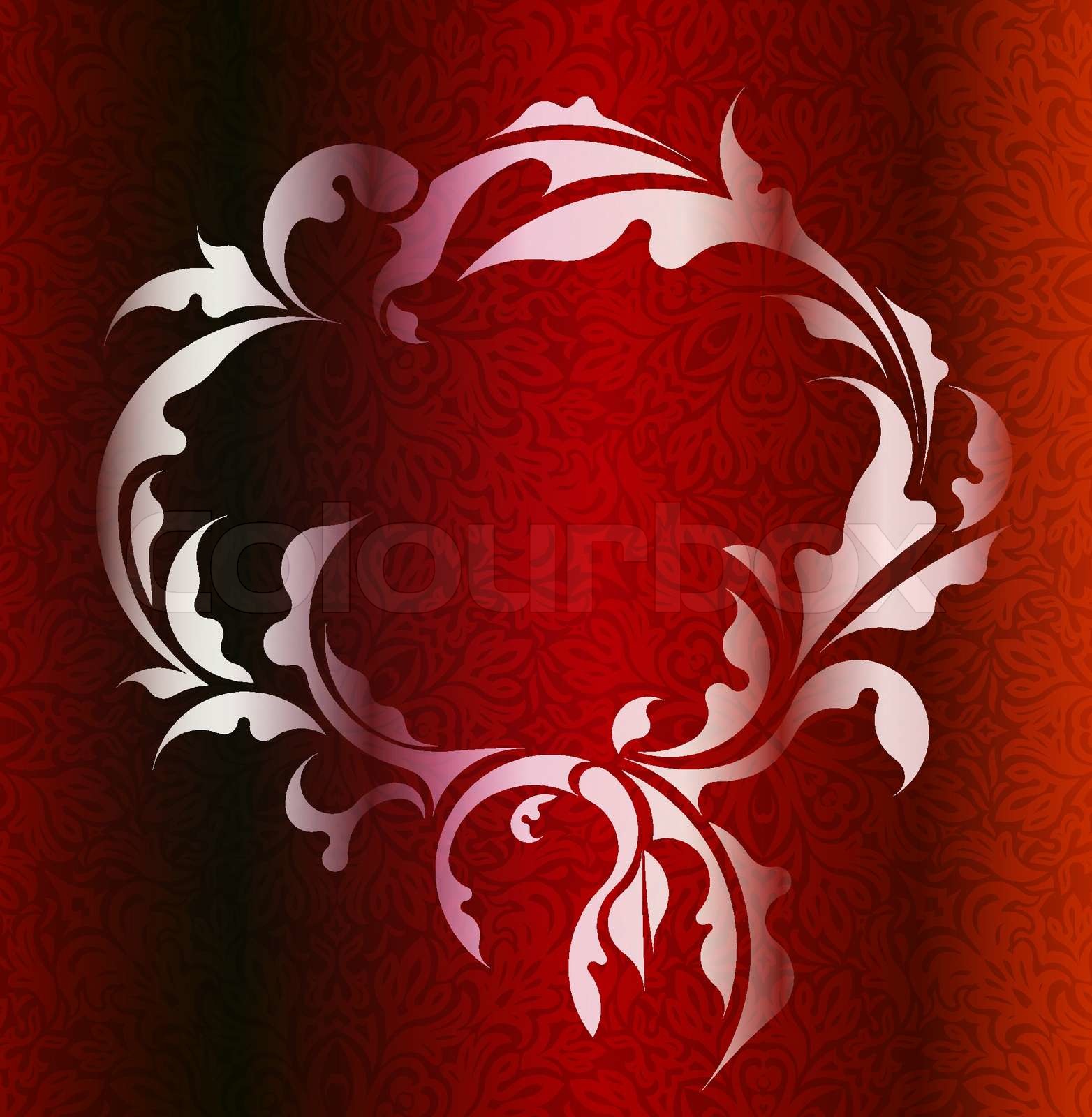 Beautiful oval frame. Vector | Stock vector | Colourbox