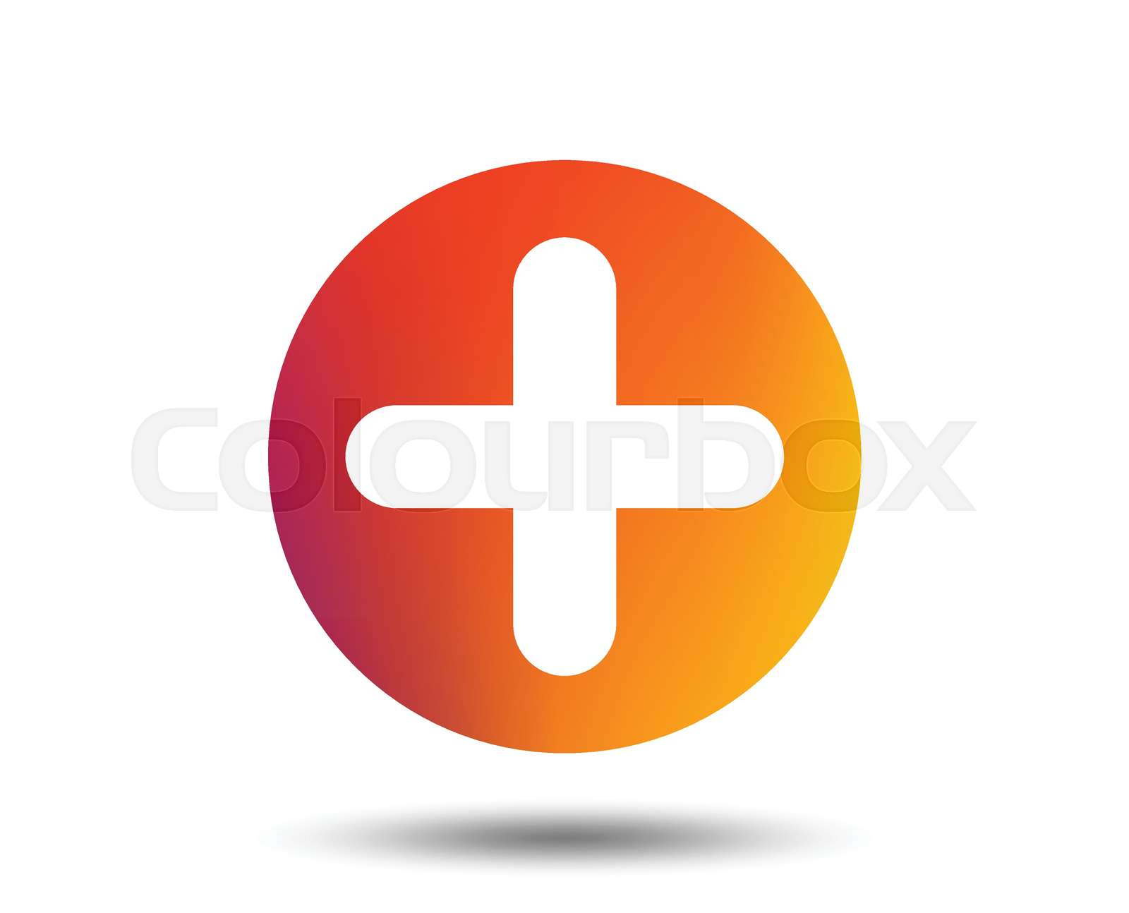 plus, grafik, prägung | Stock-Vektor | Colourbox