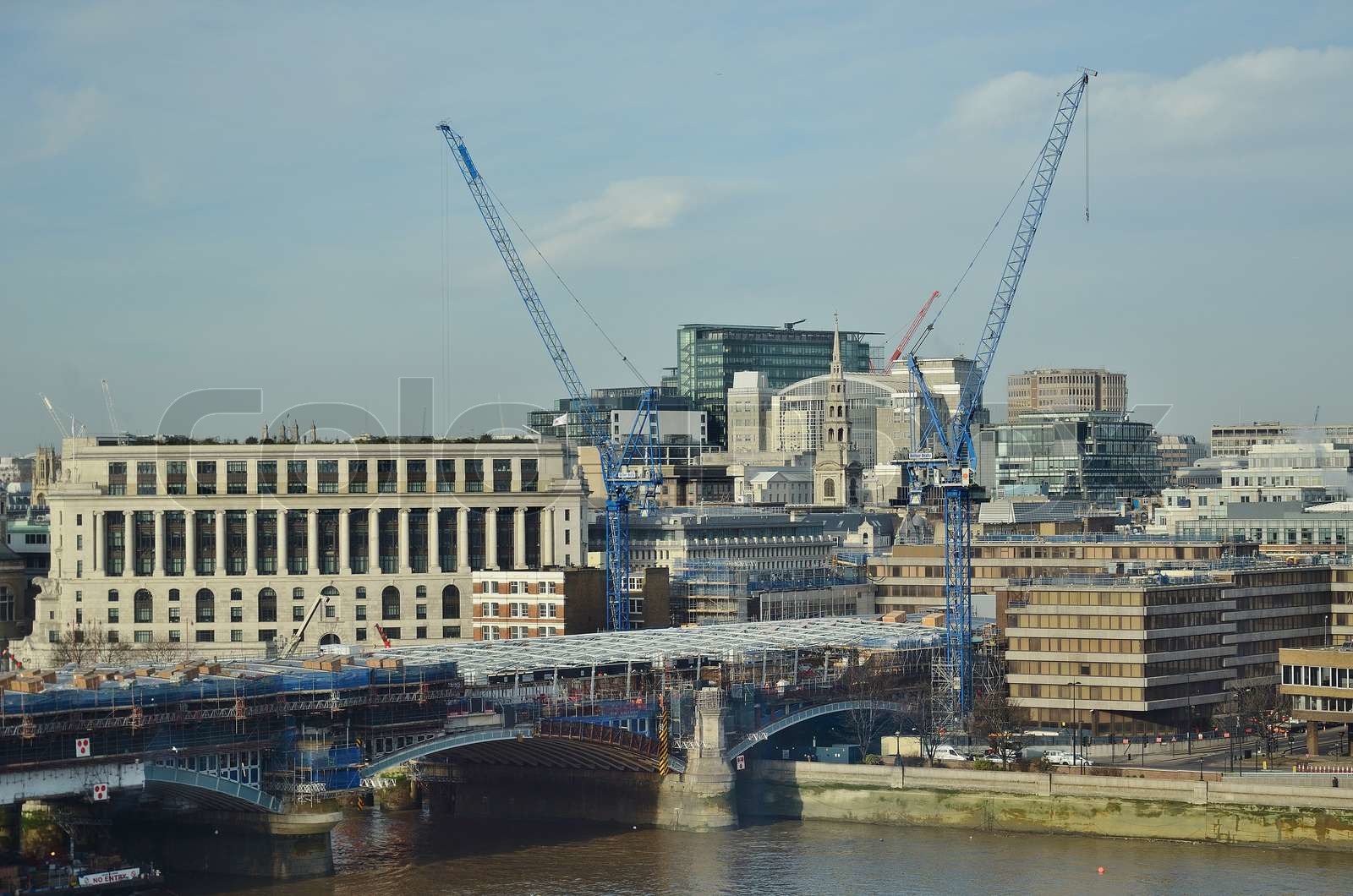 Blackfriars Bridge in London | Stock image | Colourbox