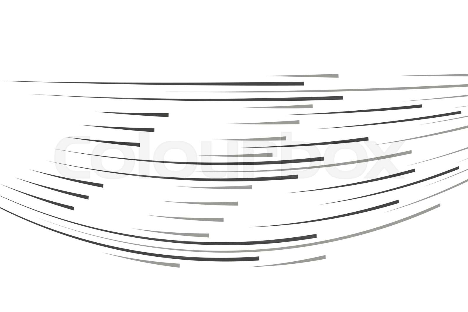 Isolated speed lines. The effect of movement to your design. Black ...