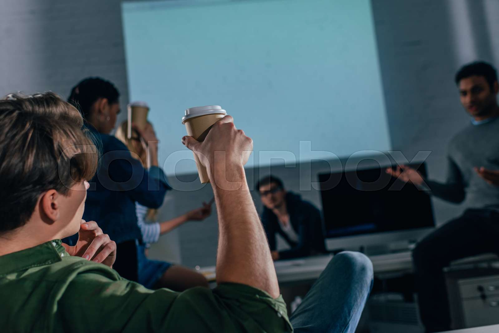 people watching presentation | Stock image | Colourbox
