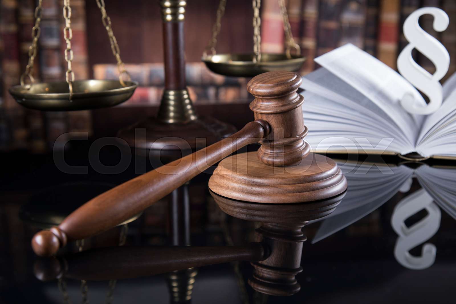 Book, Law, legal code of justice concept and paragraph sign | Stock ...