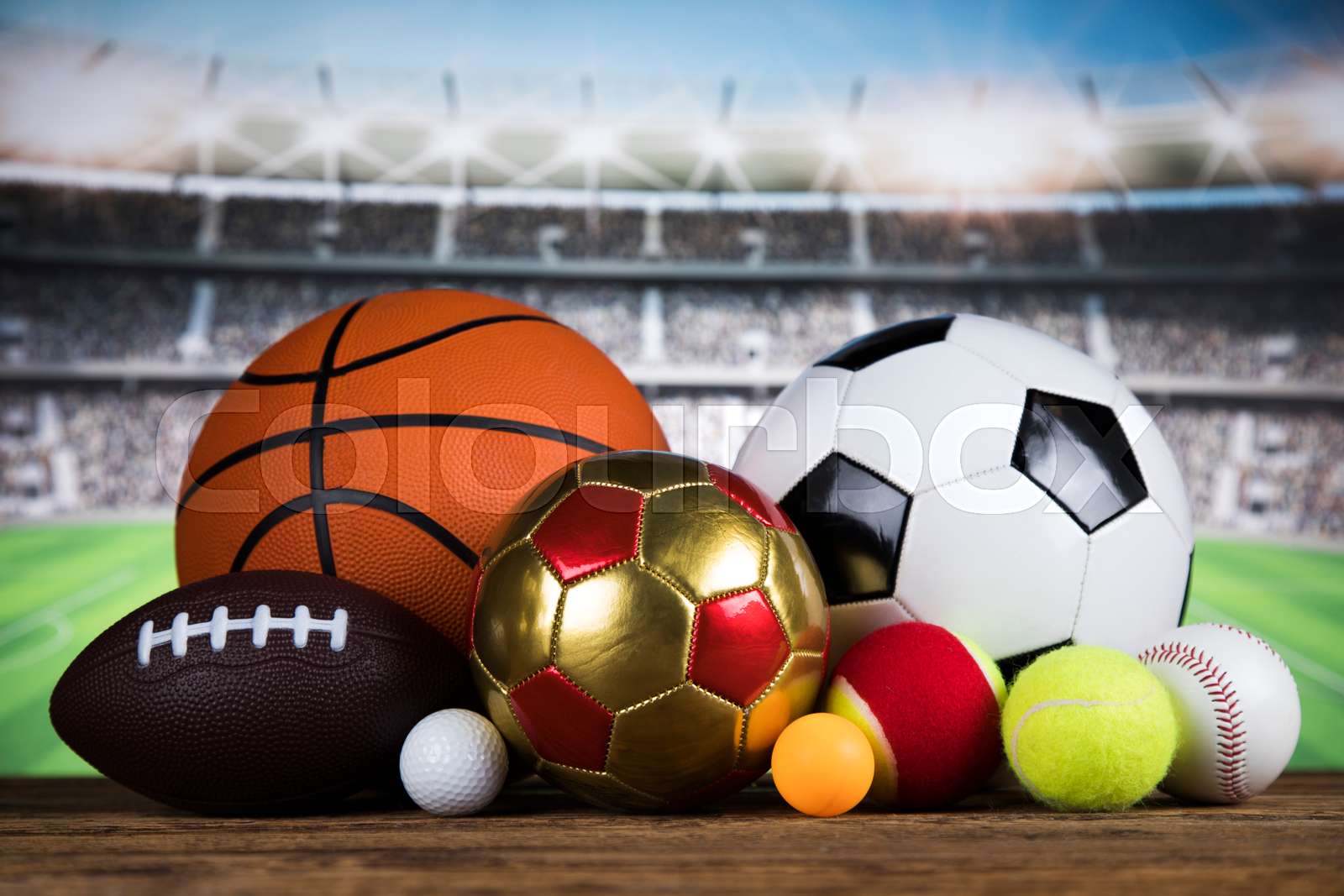 Sport equipment and balls | Stock image | Colourbox