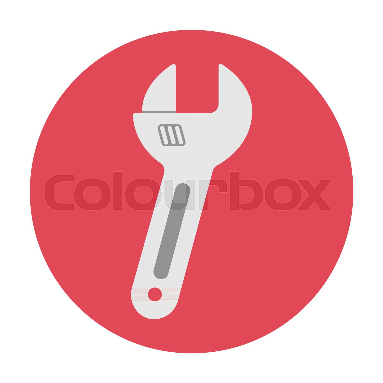 Adjustable wrench icon | Stock vector | Colourbox