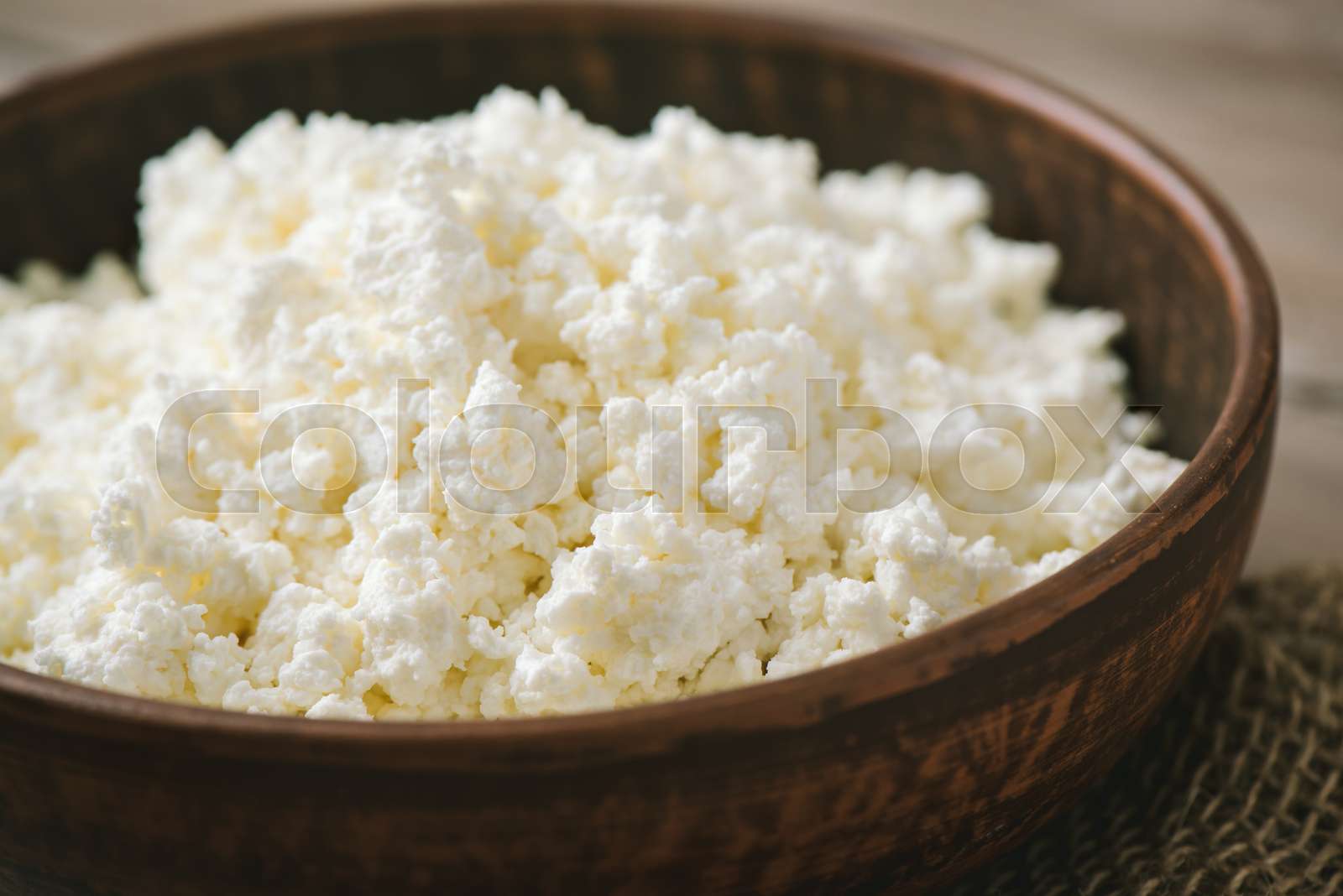 Cottage cheese, curd | Stock image | Colourbox
