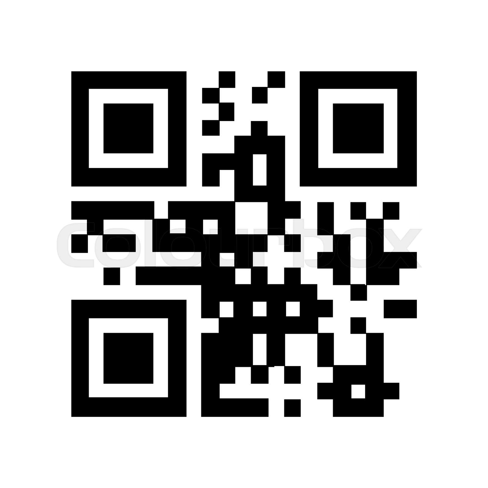 Marix machine readable label | Stock vector | Colourbox