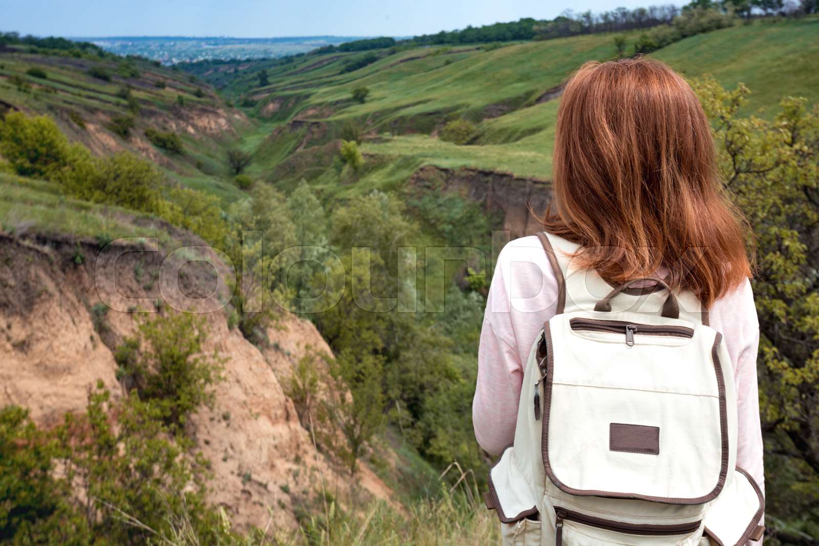 girl walks at the outdoor | Stock image | Colourbox