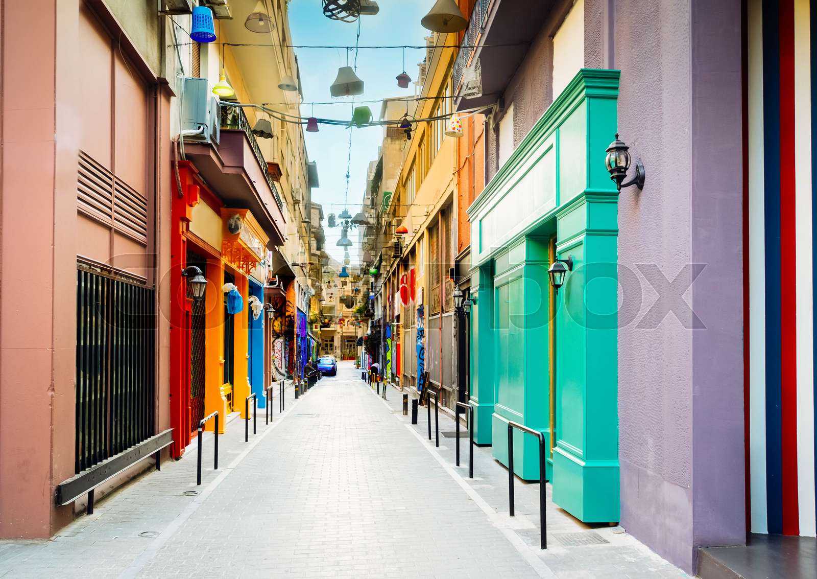 Street of Athens, Greece | Stock image | Colourbox