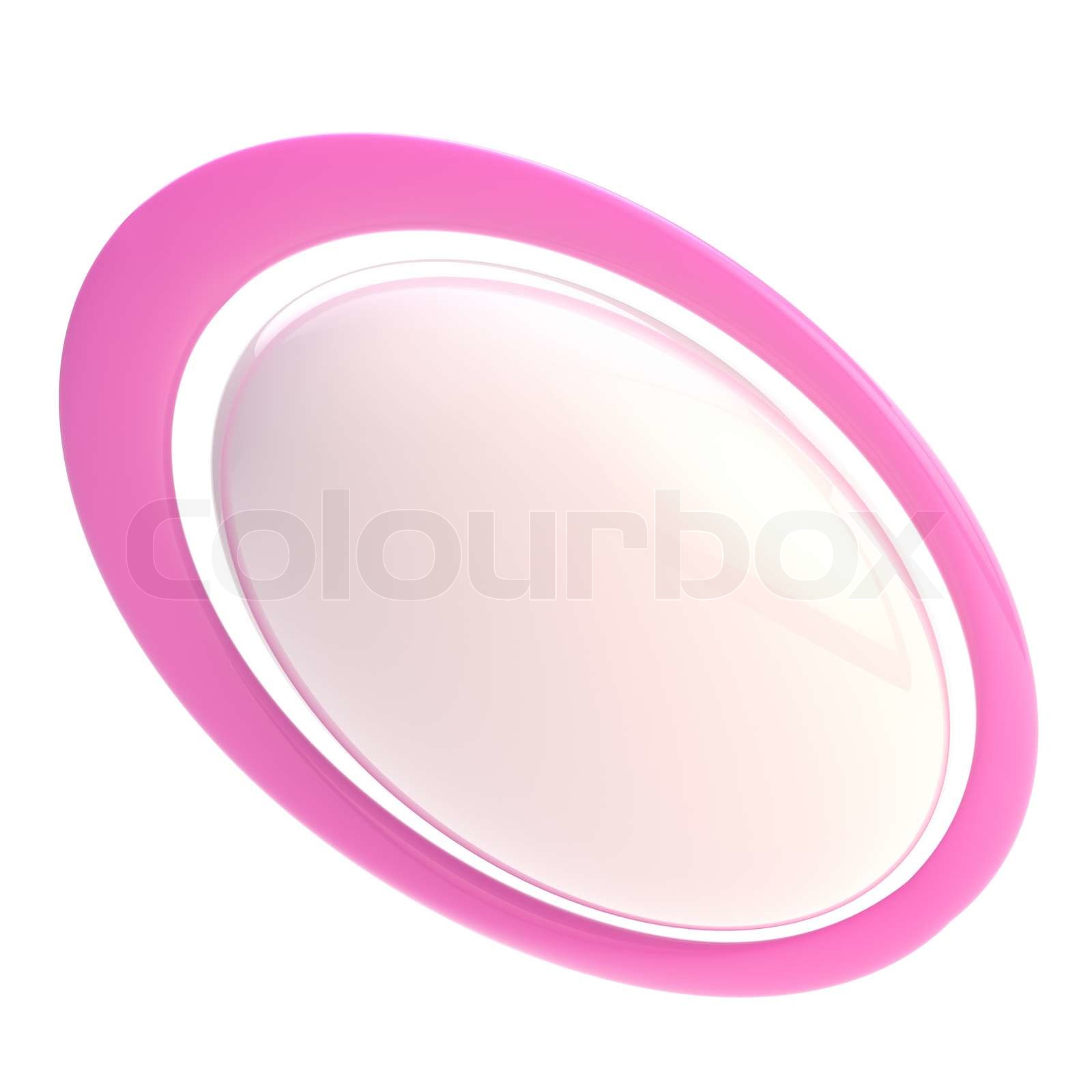 Bright glossy blank button design template isolated on white | Stock ...