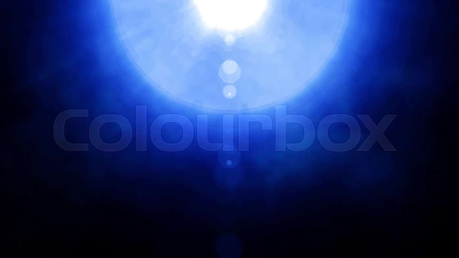 Abstract blue spot light | Stock video | Colourbox