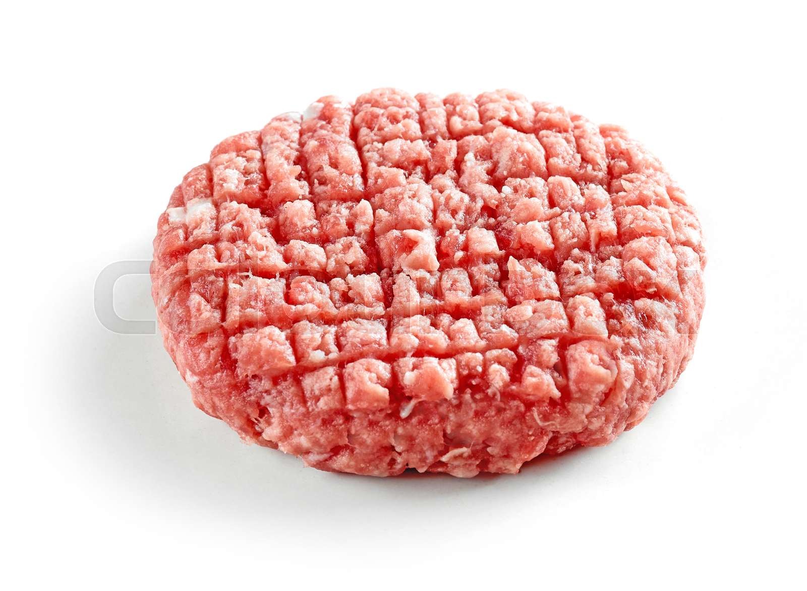 fresh raw burger meat | Stock image | Colourbox