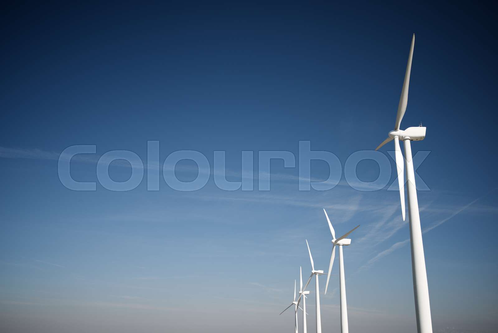 Wind energy concept | Stock image | Colourbox