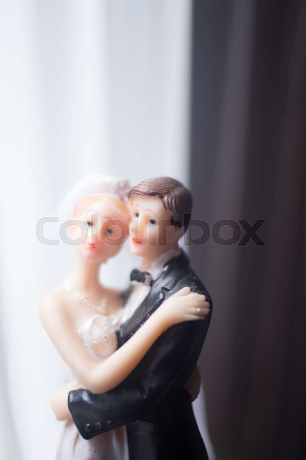 Wedding couple marriage dolls | Stock image | Colourbox