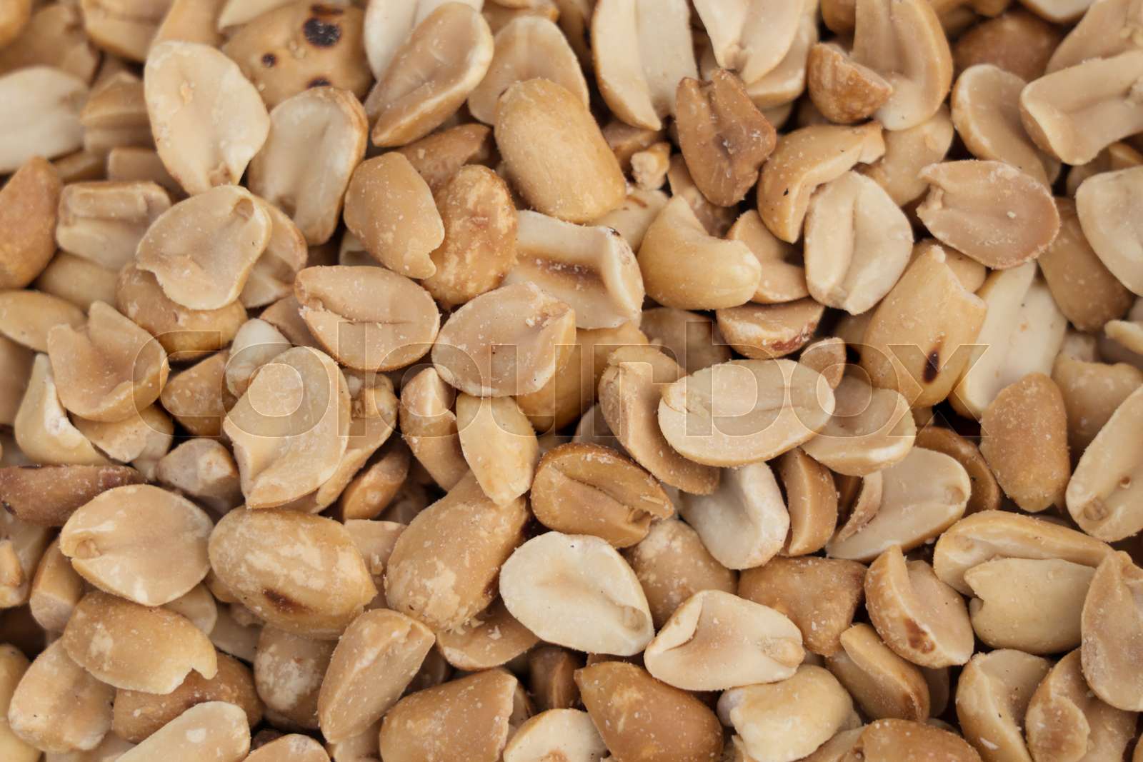 Background of roasted peanuts | Stock image | Colourbox