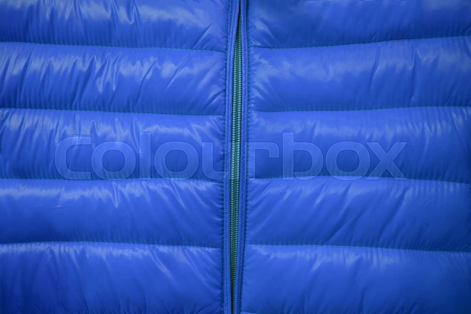 Close-up on puffer jacket texture | Stock image | Colourbox