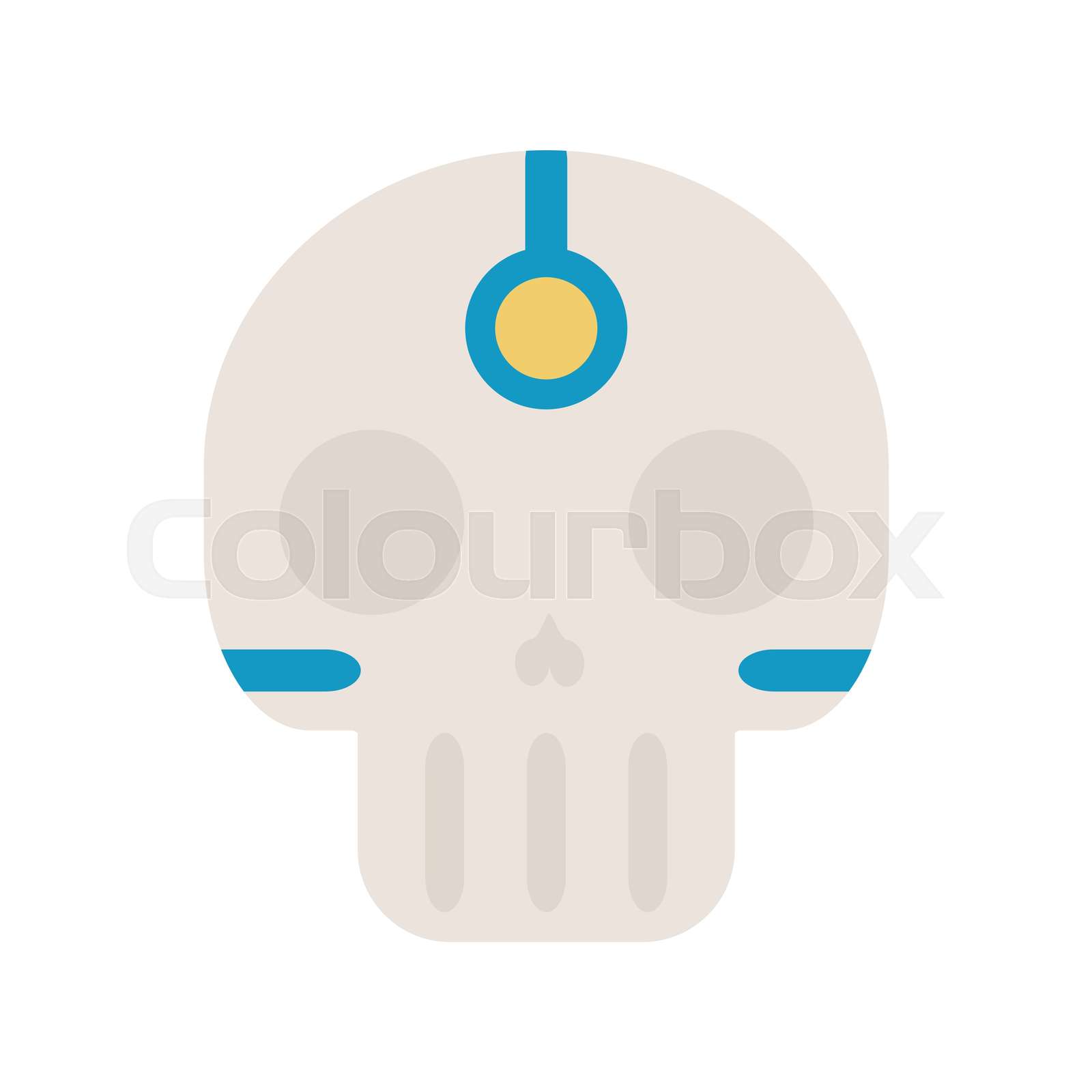 Tribal Ethnic Skull Bone. Native American Indian Theme. Day of the Dead ...