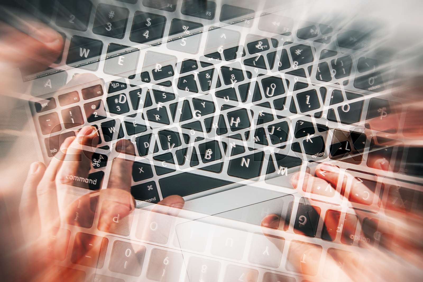 Computer Works Chaos | Stock image | Colourbox