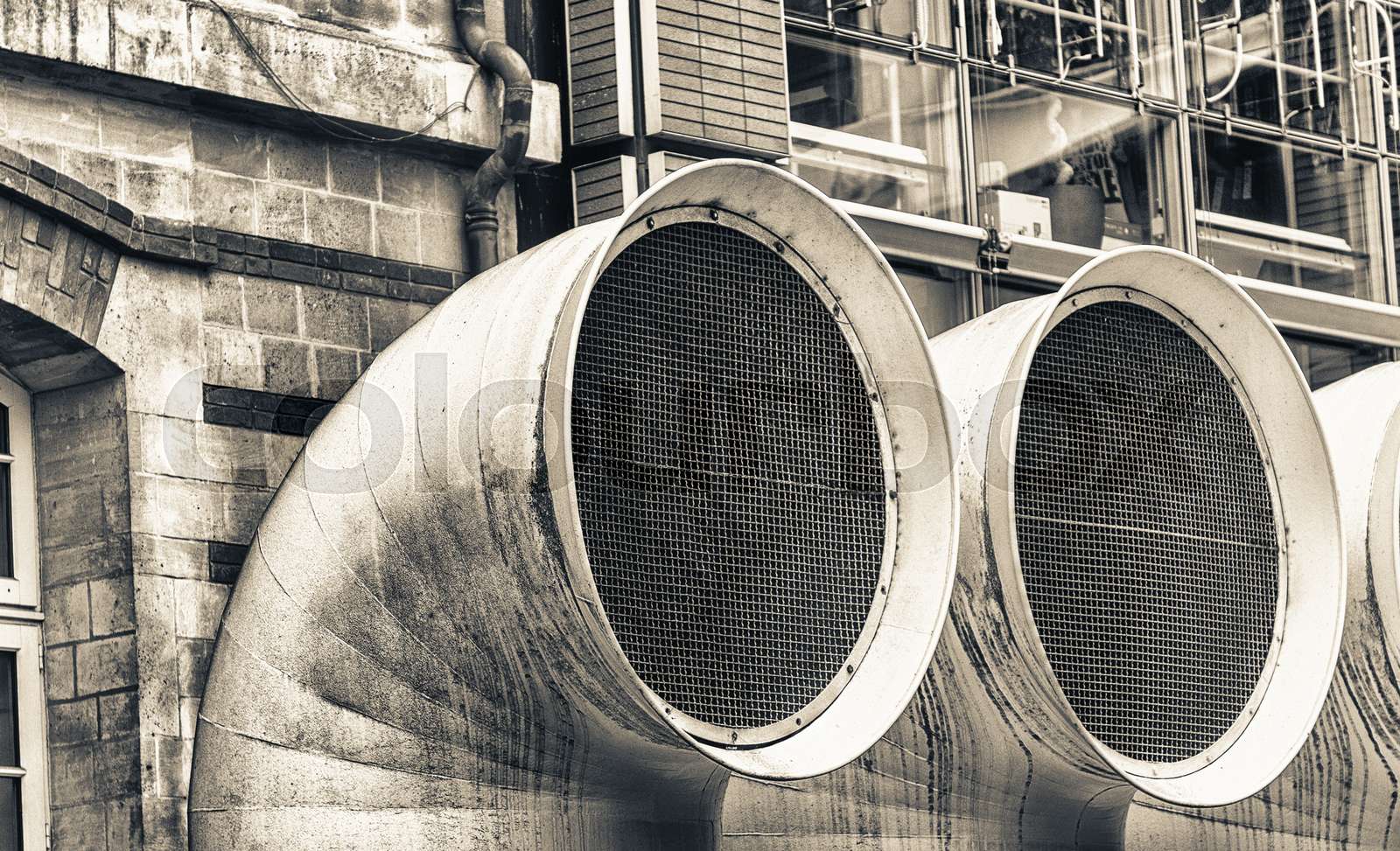 Paris - Pompidou museum's Pipes | Stock image | Colourbox