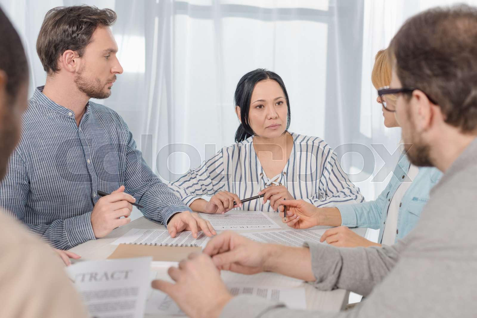 anonymous group therapy | Stock image | Colourbox