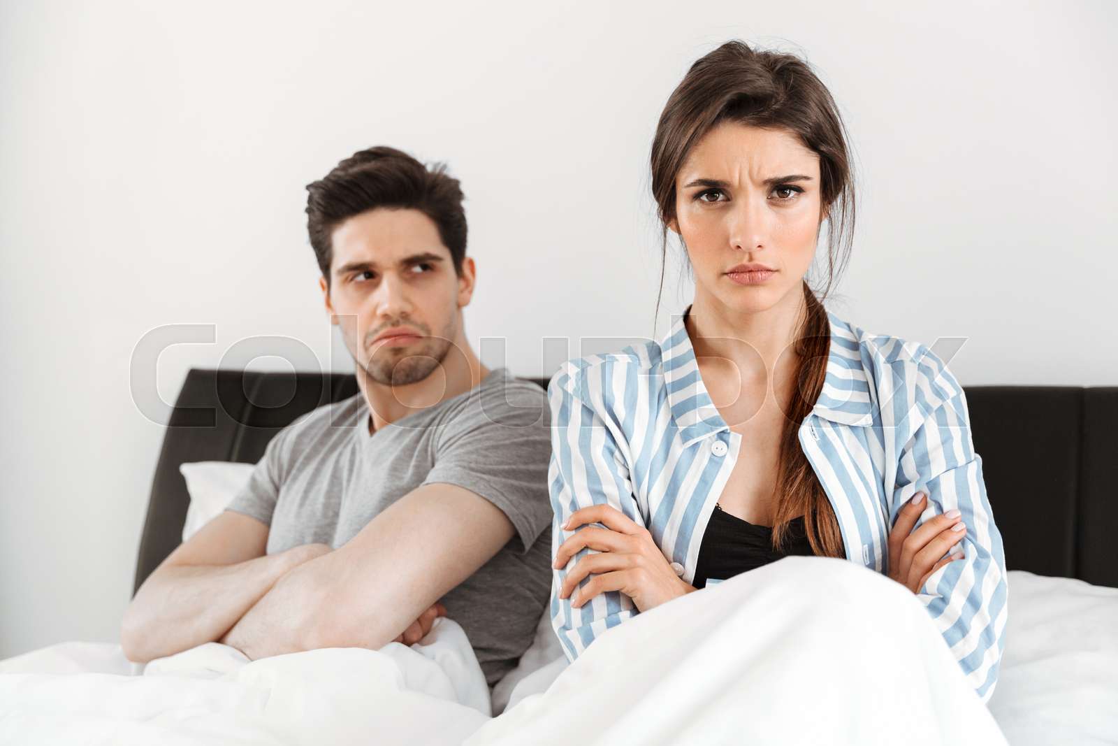 Disappointed young couple having a conflict | Stock image | Colourbox