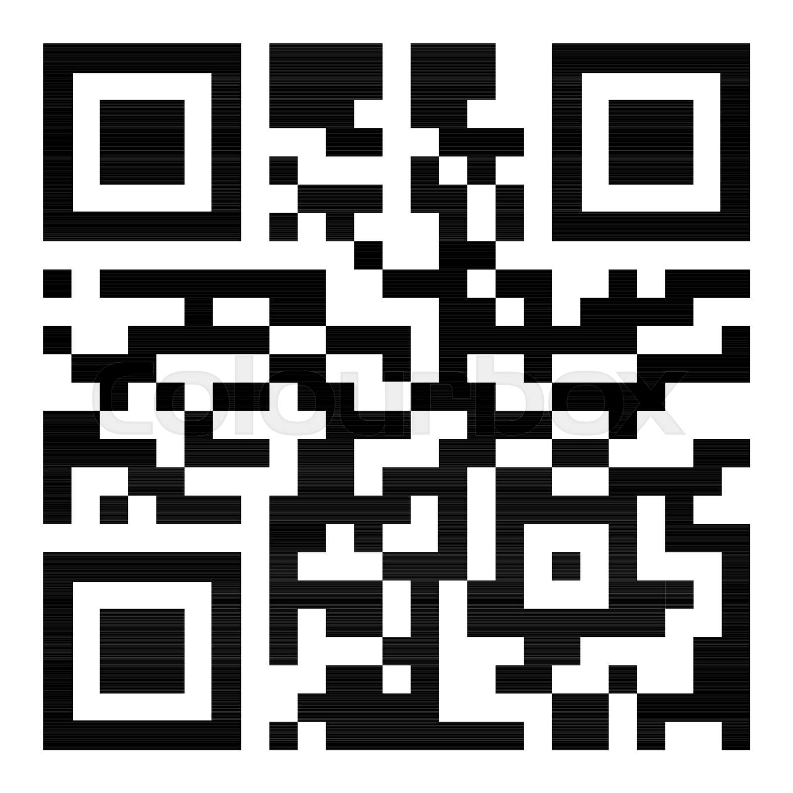 Big Informational Qr Code Stock Vector Colourbox