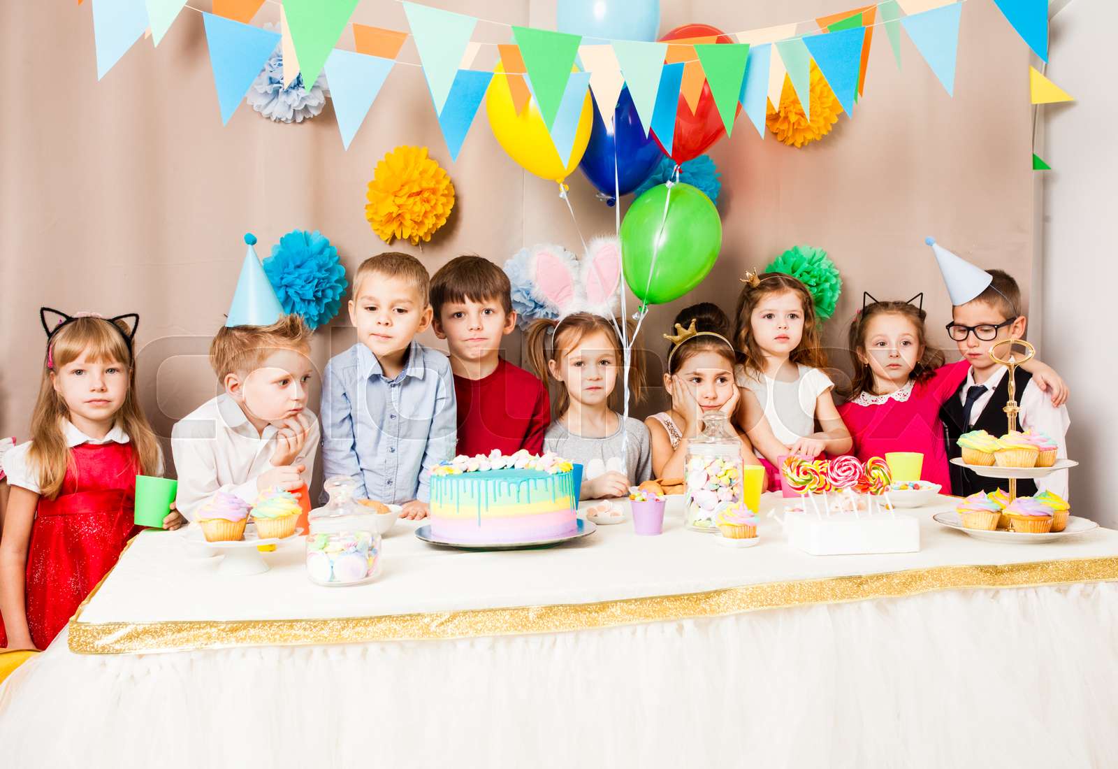 Happy birthday party | Stock image | Colourbox