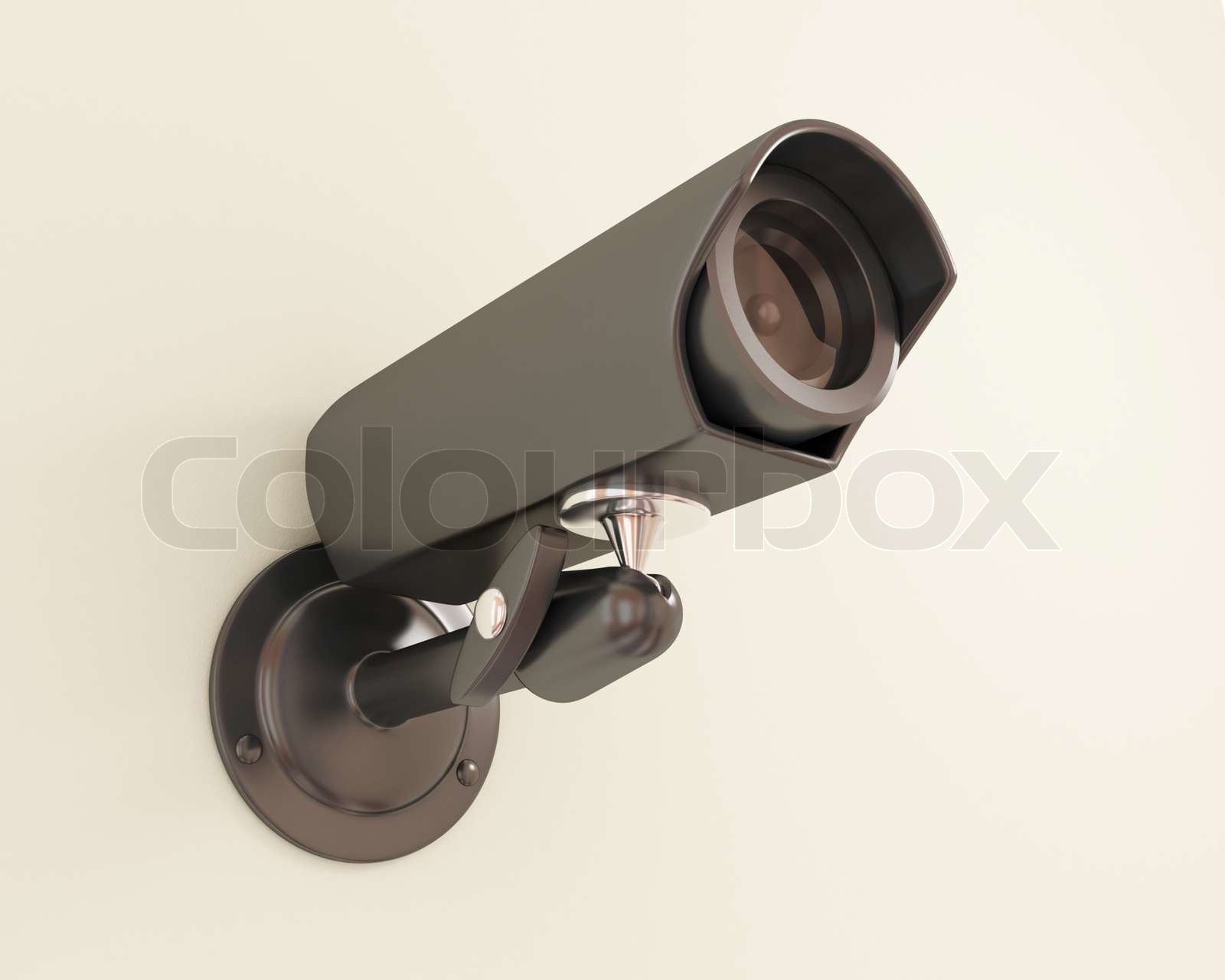 Observation camera on a wall | Stock image | Colourbox