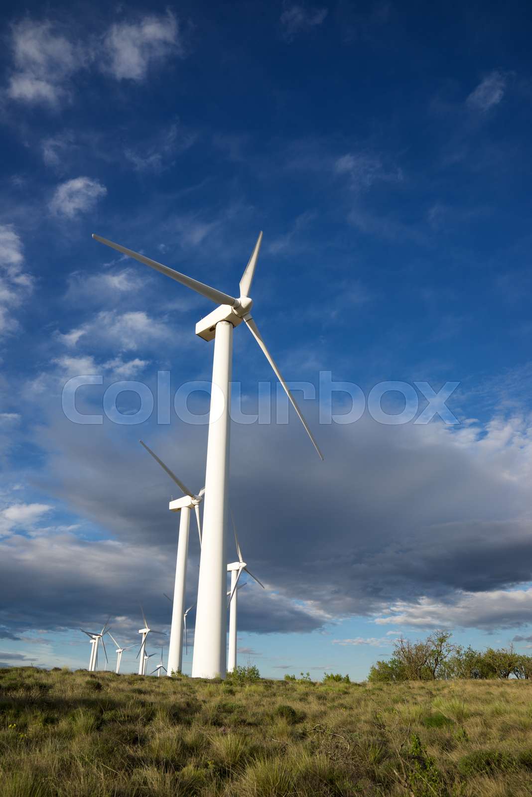 Wind energy concept | Stock image | Colourbox