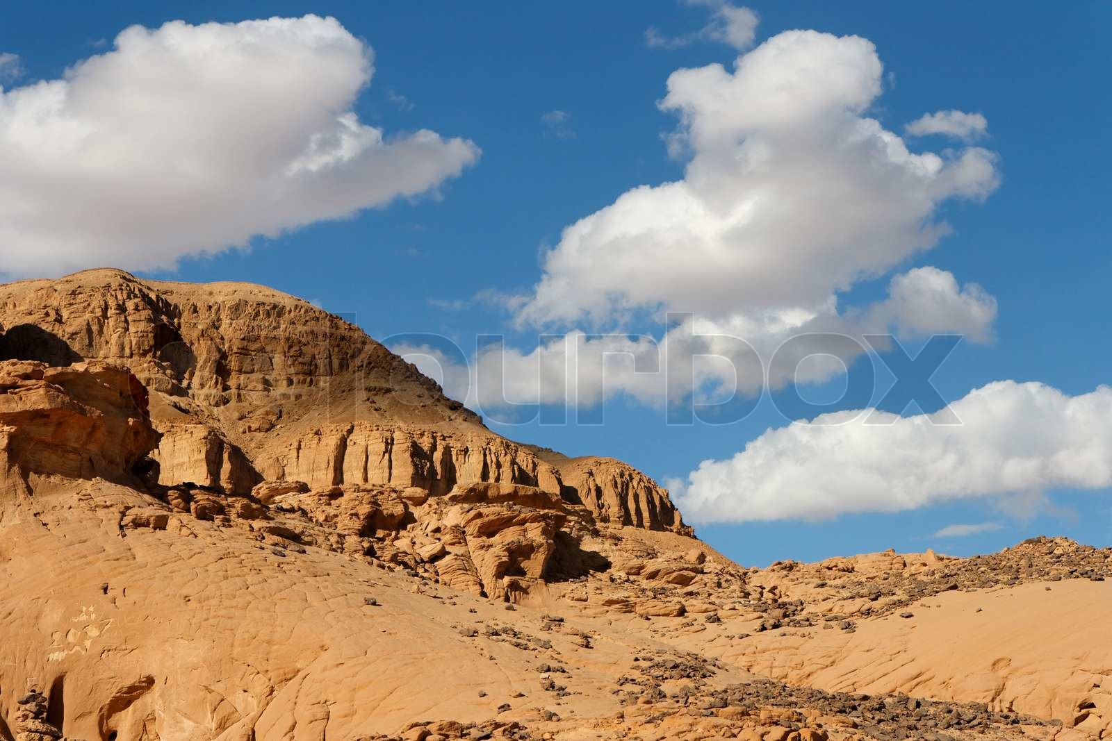 Rocky desert landscape | Stock image | Colourbox