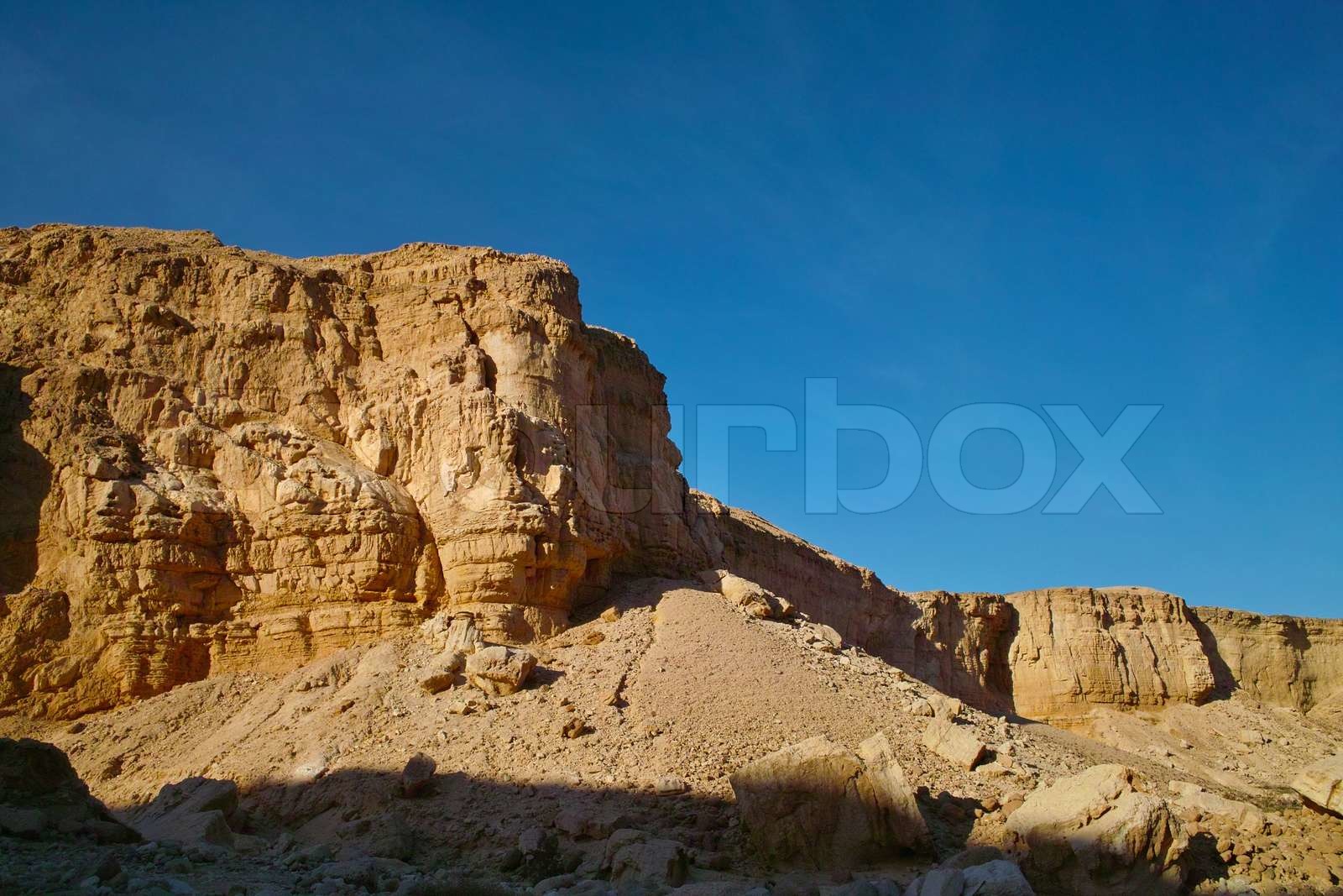 Sandstone rocks in the desert | Stock image | Colourbox