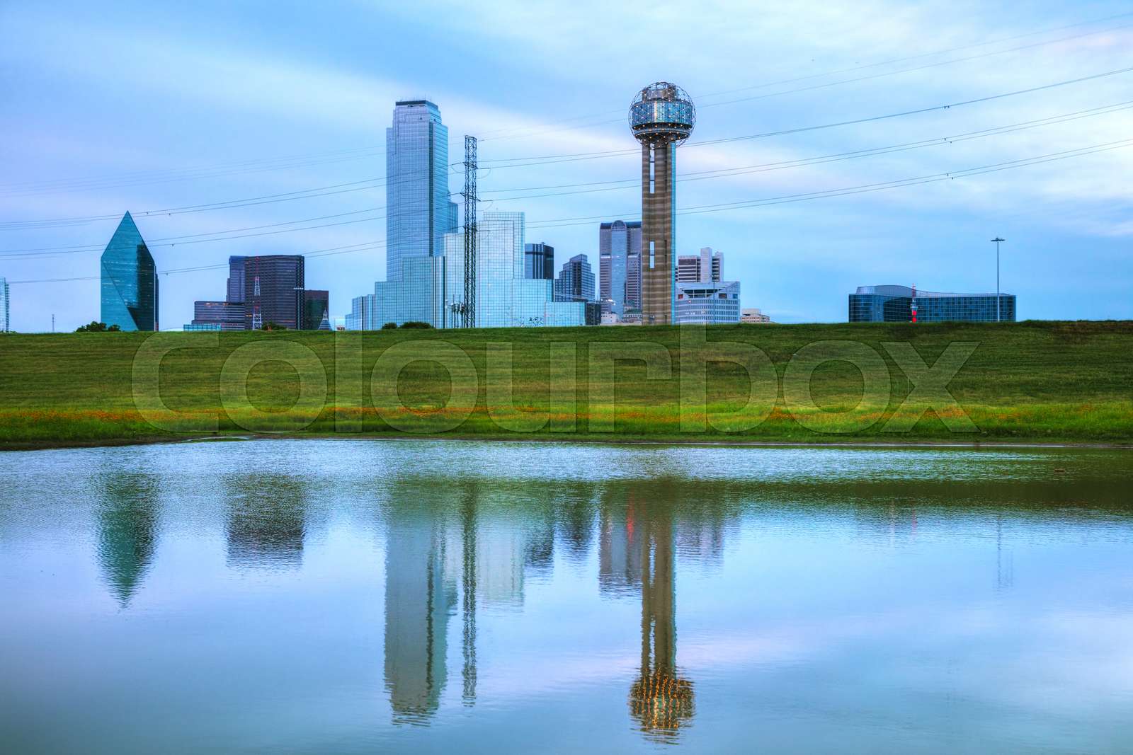 Overview of downtown Dallas | Stock image | Colourbox