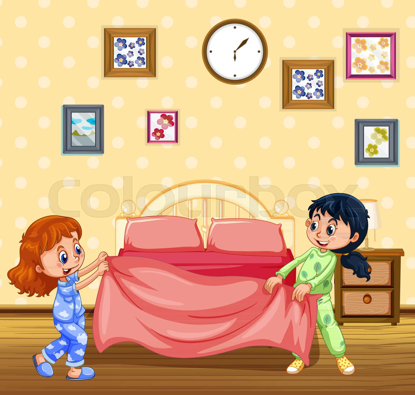 Make Your Bed Clip Art