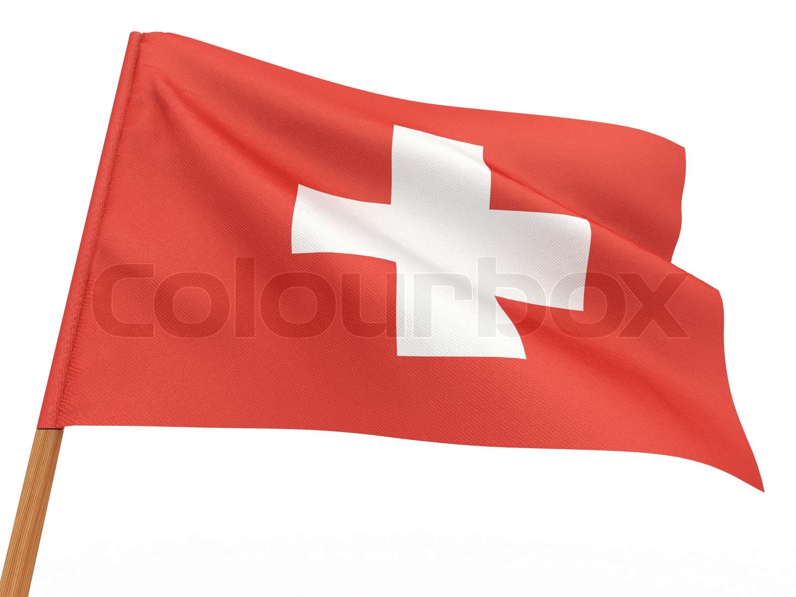 Flag of switzerland | Stock image | Colourbox