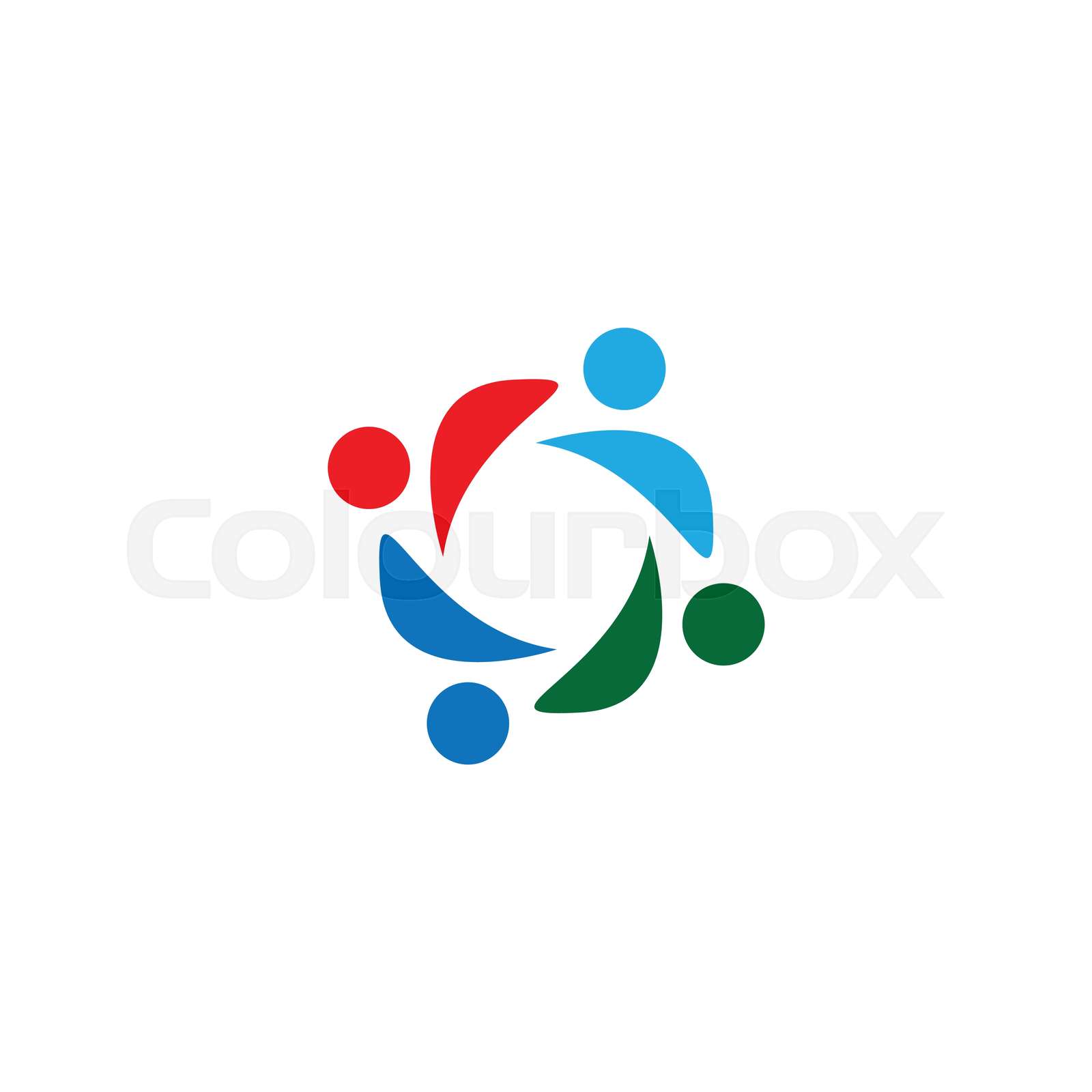 Community people organization logo icon template | Stock vector | Colourbox