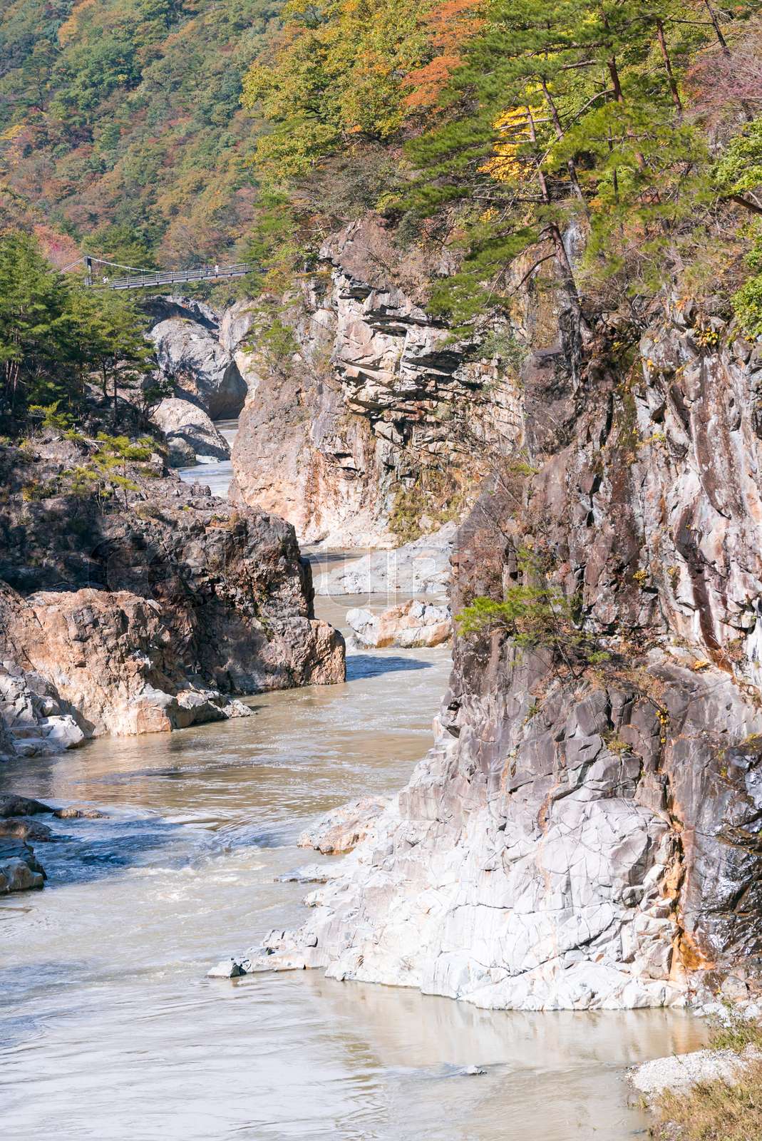 Ryuyo Gorge canyon Nikko Japan | Stock image | Colourbox